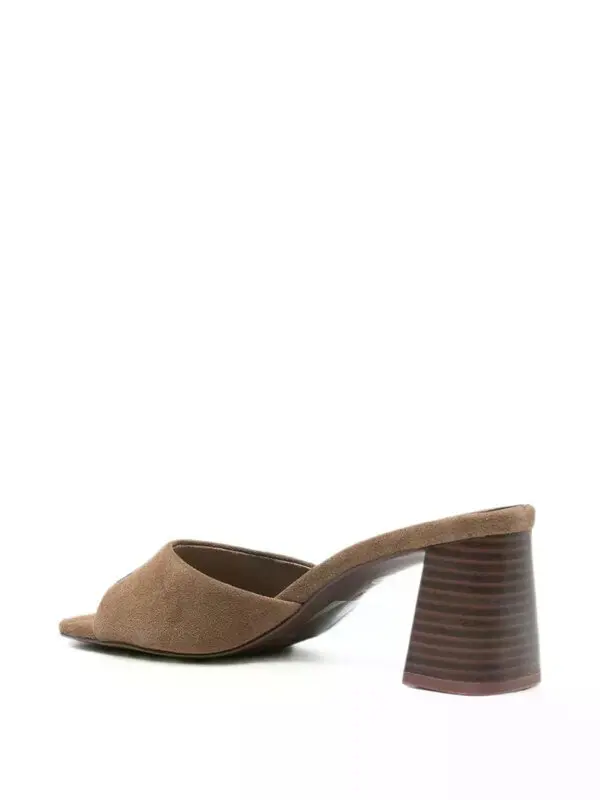 EXÈ Suede Block-heel Sandals - Green