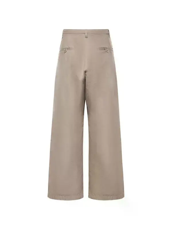 Balenciaga Drawstring Waist Trousers - Brown