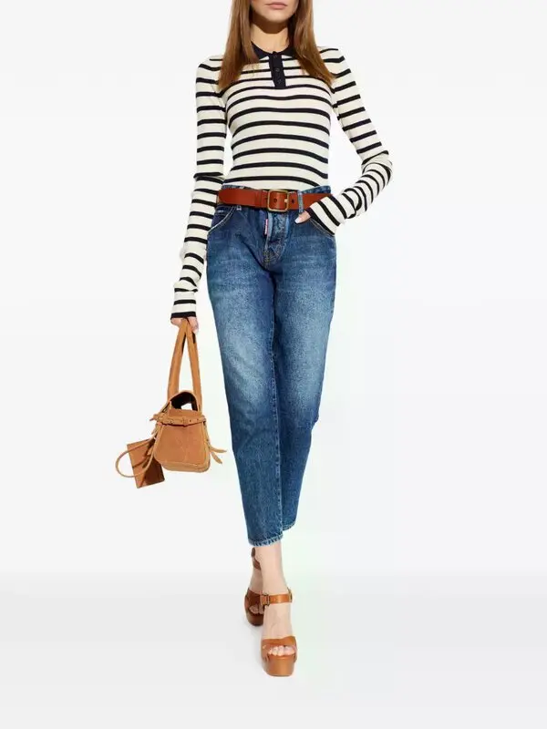 Dsquared2 Teddy Distressed Faded Jeans