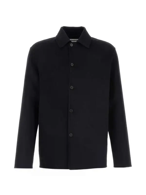 JIL SANDER Long-sleeve Button-up Shirt - Blue