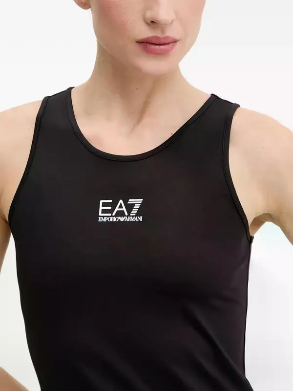 EA7 Logo Print Tank Top