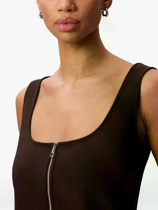 Calvin Klein Sleeveless Zip-up Vest