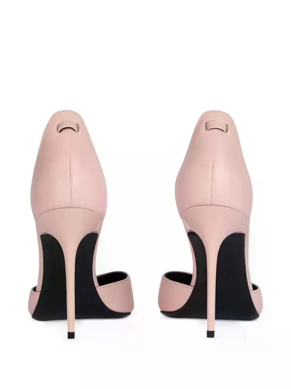 Balmain Sync Leather Stilettos