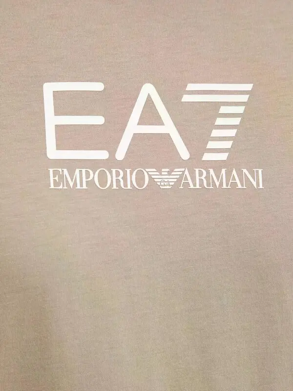 EA7 Summer Block Cotton Jersey Crew-neck T-shirt