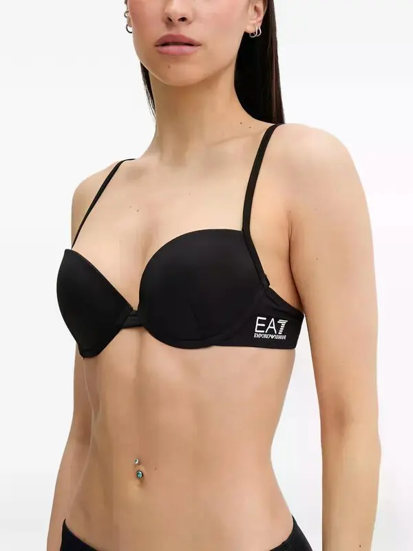 EA7 Emporio Armani Logo Print Bikini