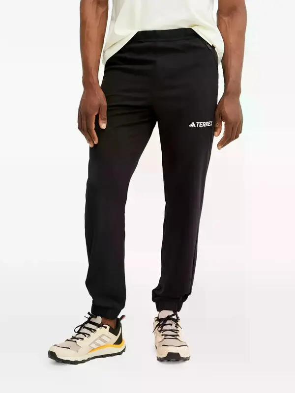 Adidas Terrex Multi Logo-print Track Pants - Black