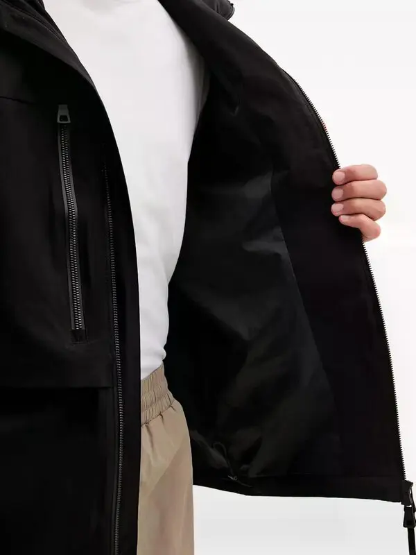 EA7 Logo-print Hooded Jacket