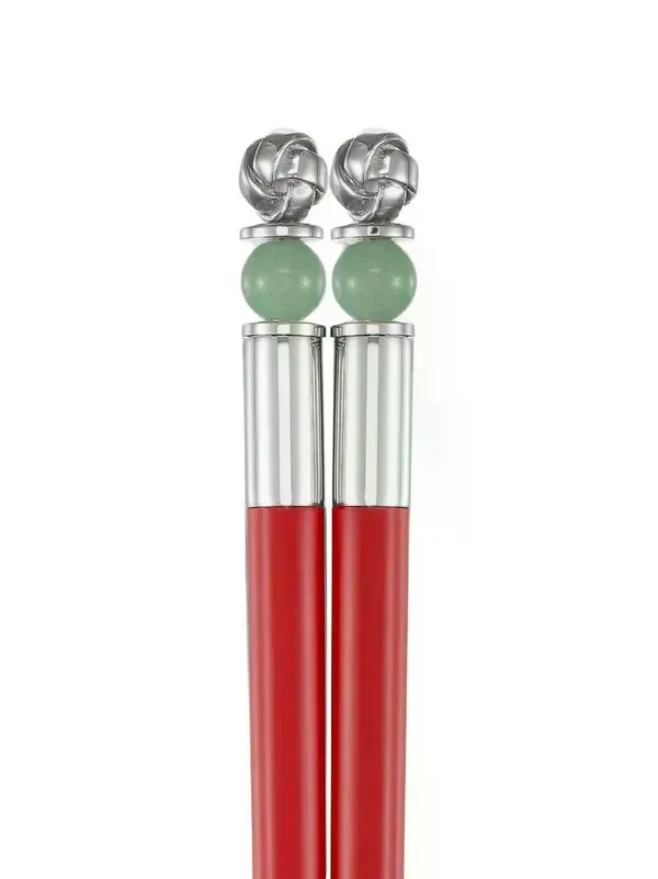 Shanghai Tang Jade Knot-detail Chopsticks