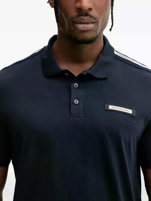 EA7 Logo Series Polo Shirt - Blue