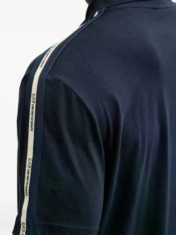EA7 Logo Series Polo Shirt - Blue