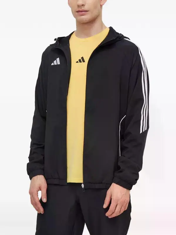 Adidas Hooded Logo-print Jacket
