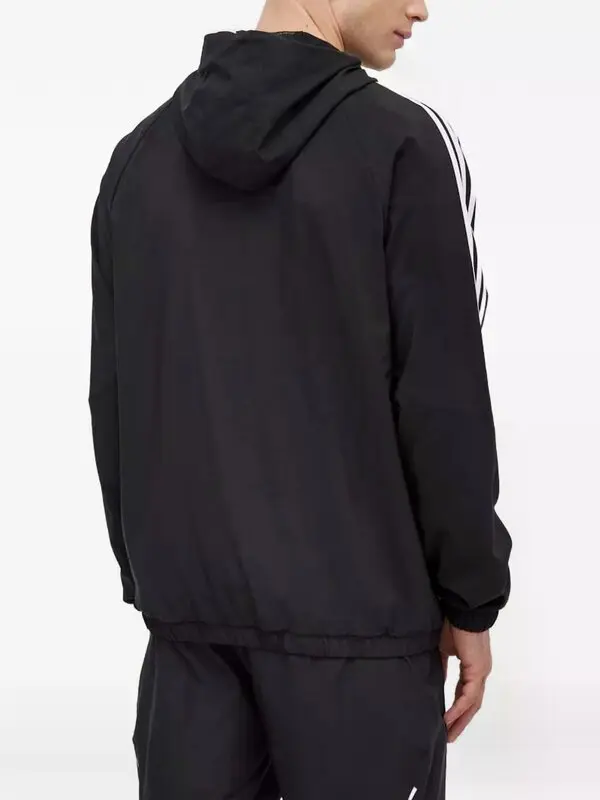 Adidas Hooded Logo-print Jacket