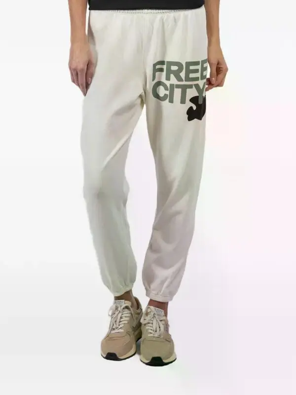 FREECITY Cotton Track Pants - Neutrals