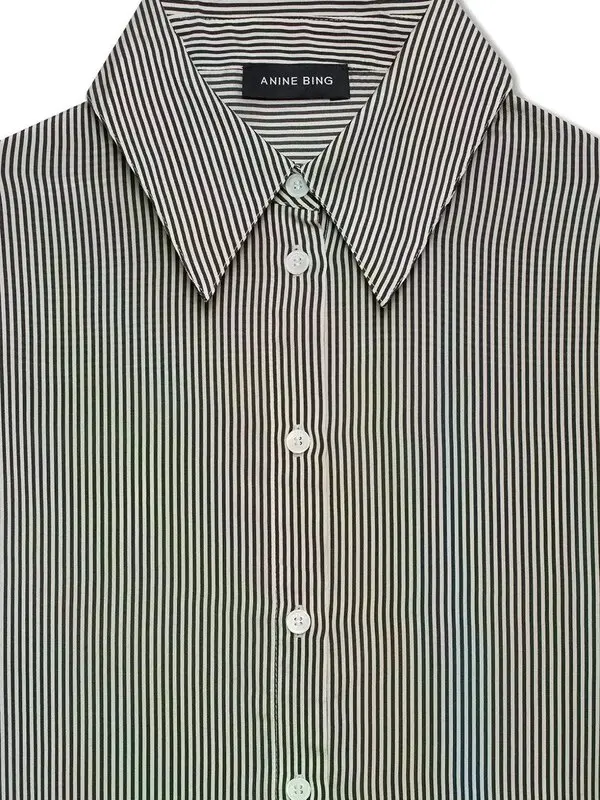 ANINE BING Bridget Shirt In Mini Stripe