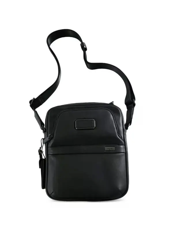 Tumi Alpha Logo-plaque Crossbody Bag - Black