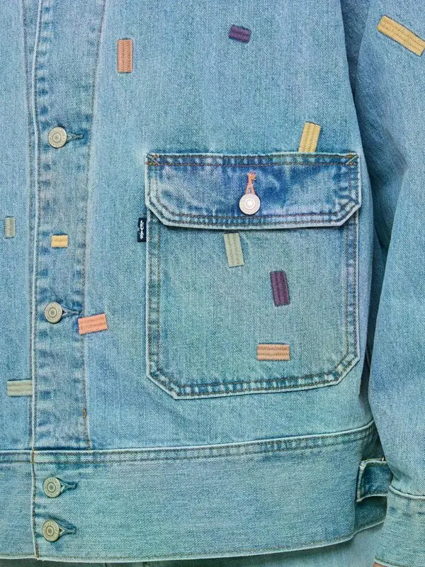 LEVI'S Embroidered Patch Denim Jacket
