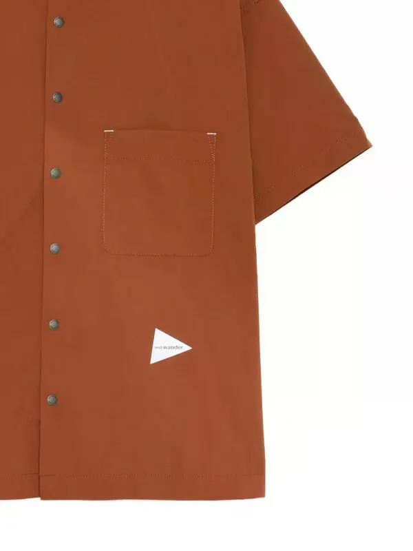 AND WANDER Uv Cut Stretch Shirt