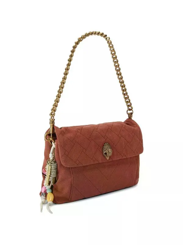 Kurt Geiger Kensington Quilted Canvas Shoulder Bag