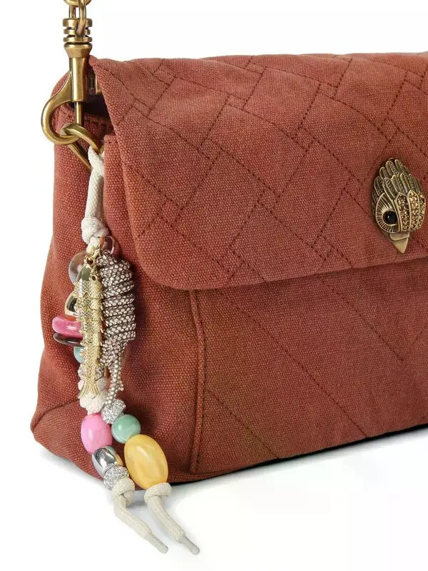 Kurt Geiger Kensington Quilted Canvas Shoulder Bag
