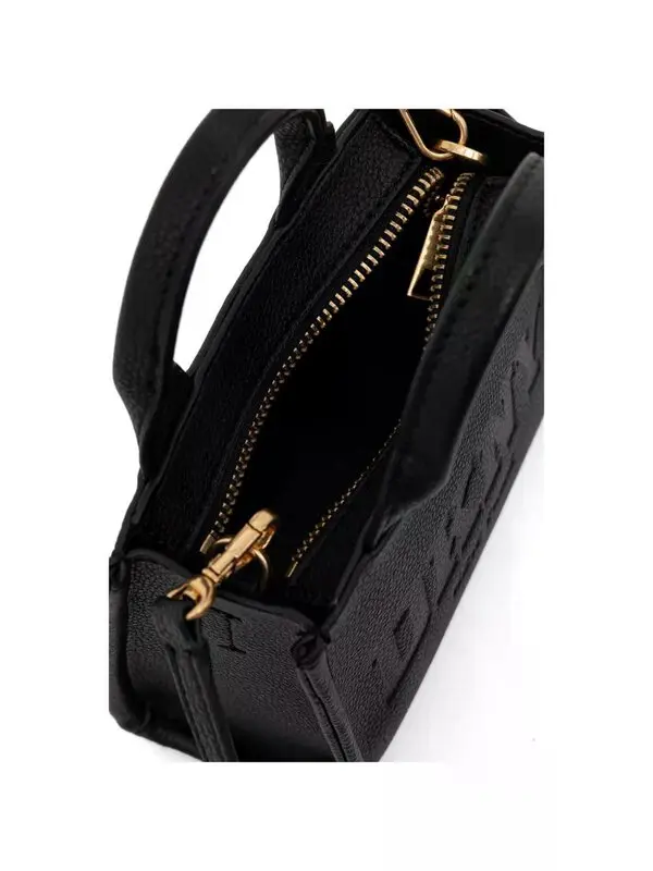 Dkny Logo-embossed Pebbled Tote Bag