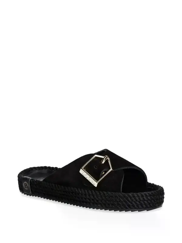 BOHONOMAD Espadrilles With Buckle Detail And Rope Trim