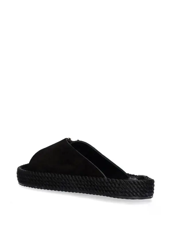 BOHONOMAD Espadrilles With Buckle Detail And Rope Trim