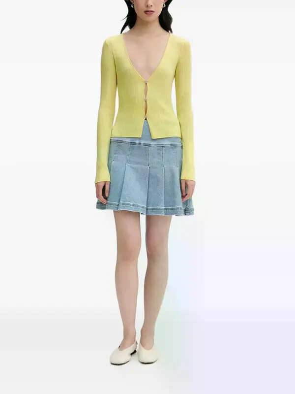 From Future Ribbed-knit Cardigan