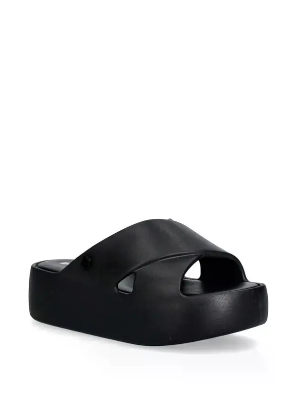 Melissa Cross-strap Platform Slides