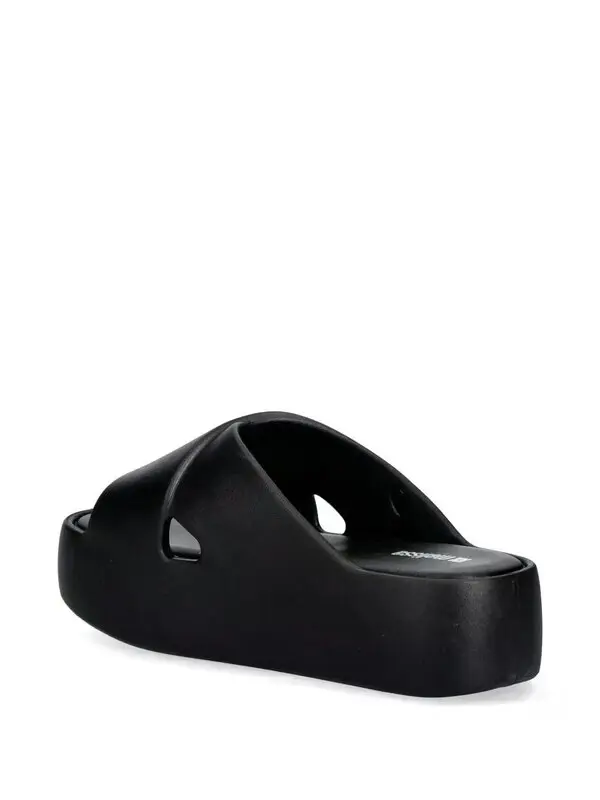 Melissa Cross-strap Platform Slides
