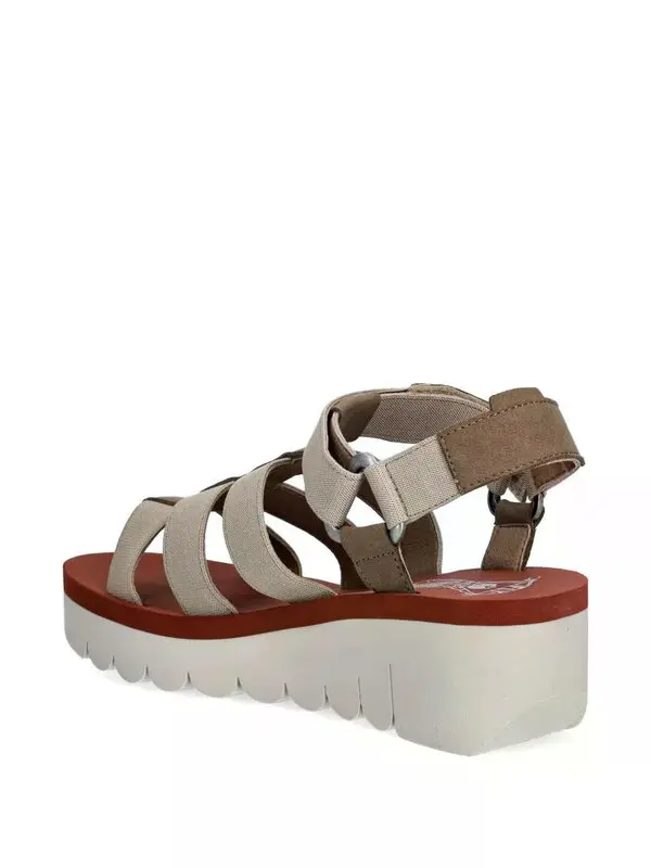 Fly London Touch-strap Platform Sandals