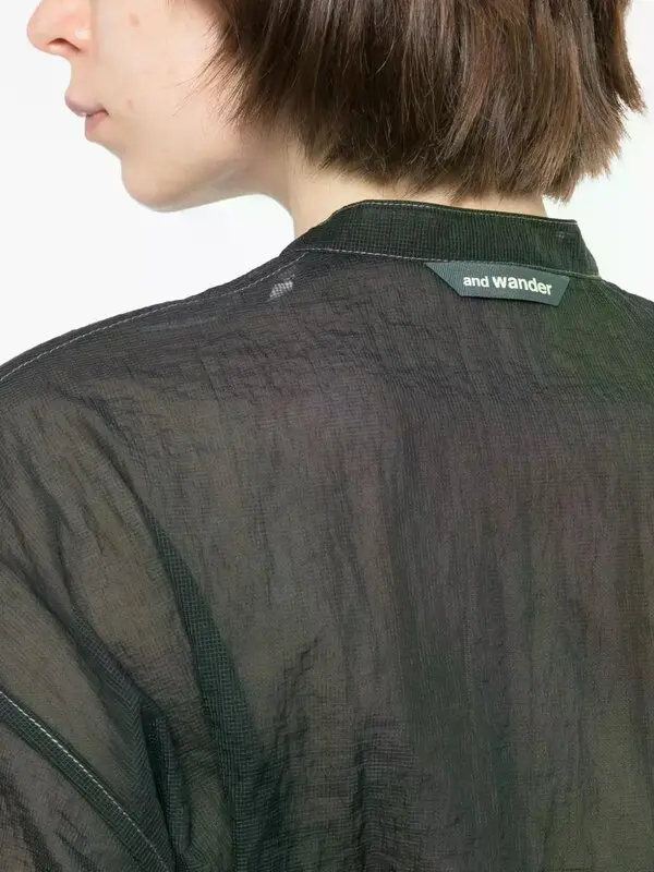 AND WANDER Sheer Ripstop Shirt