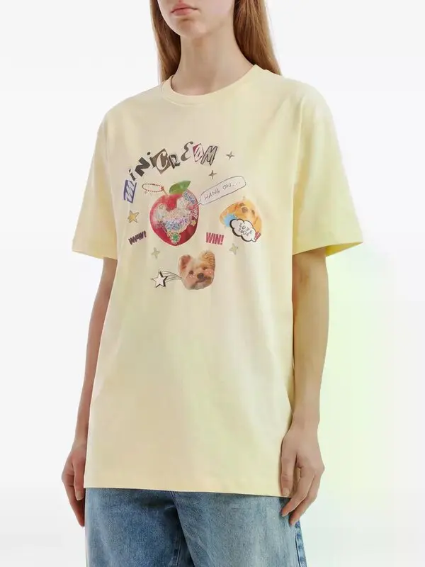 MINI CREAM Graphic Print T-shirt