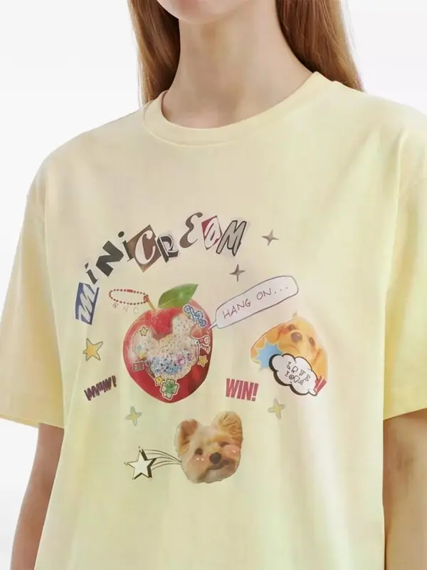 MINI CREAM Graphic Print T-shirt