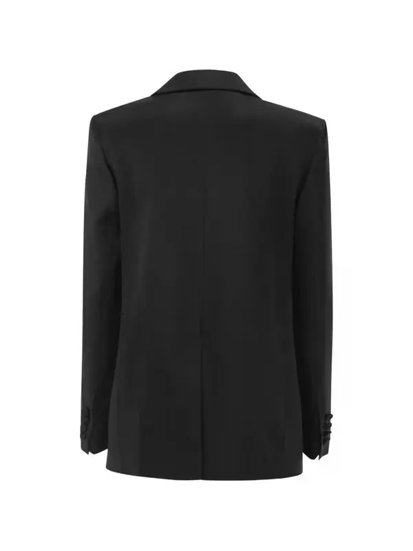 Max Mara Double-breasted Satin Blazer