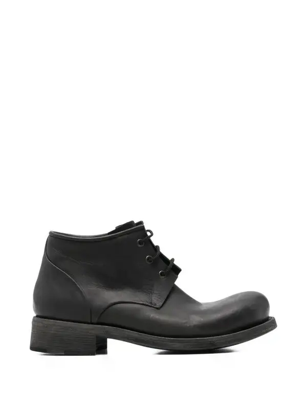MA+ Lace-up Leather Boots - Black