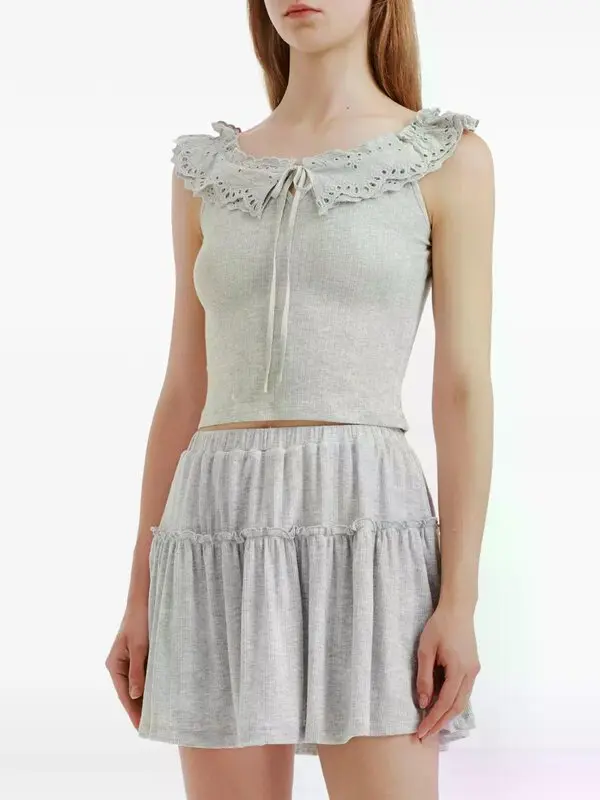 B+AB Broderie Anglaise Ruffled Set