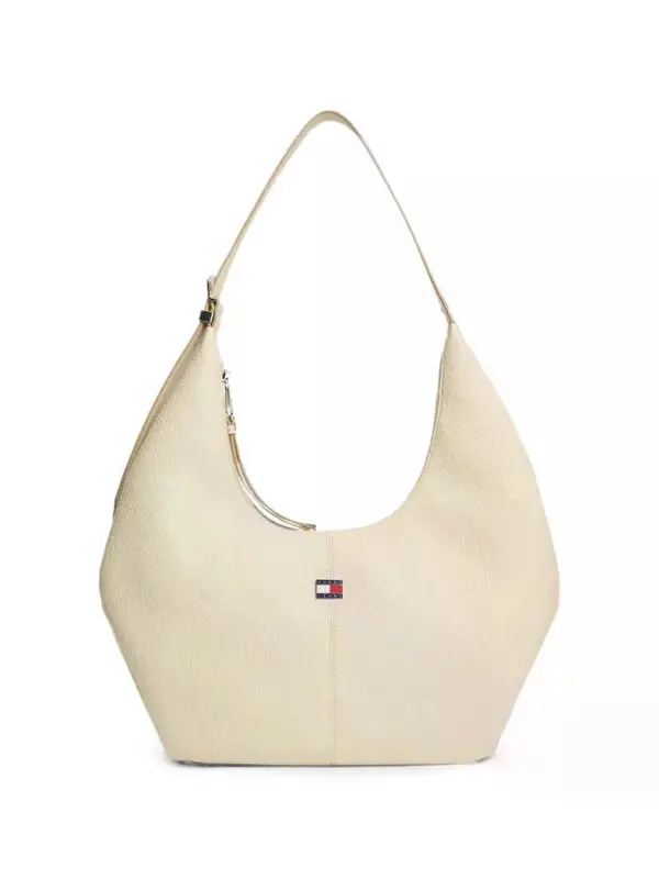 Tommy Hilfiger Logo-plaque Shoulder Bag - Neutrals