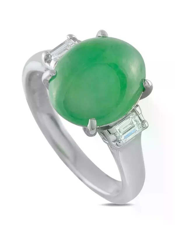 LB EXCLUSIVE Jade And Diamond Ring