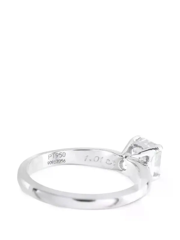 JACOB & CO Platinum Diamond Solitaire Ring