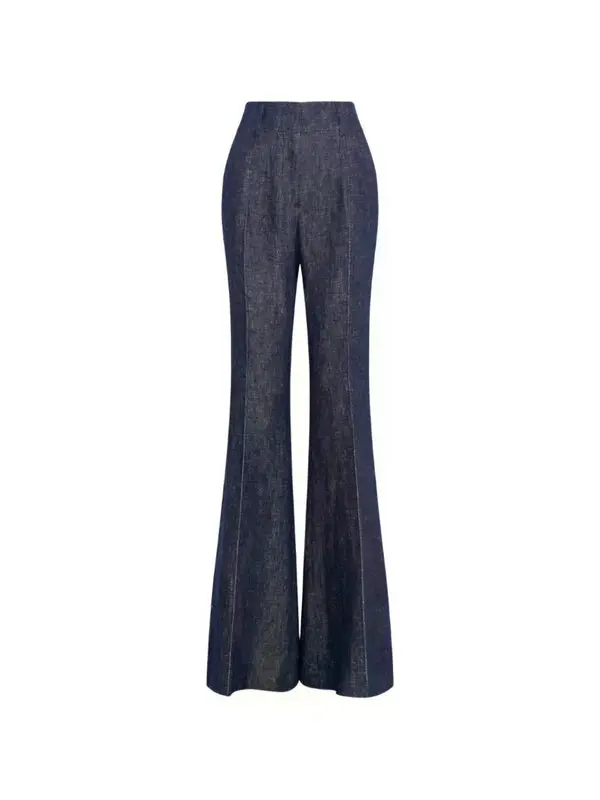 Gabriela Hearst Rhein High-waisted Flared Jeans - Blue