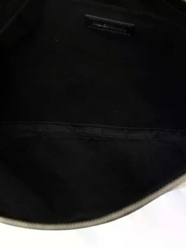 Balenciaga Canvas Navy Clip M Clutch Bag