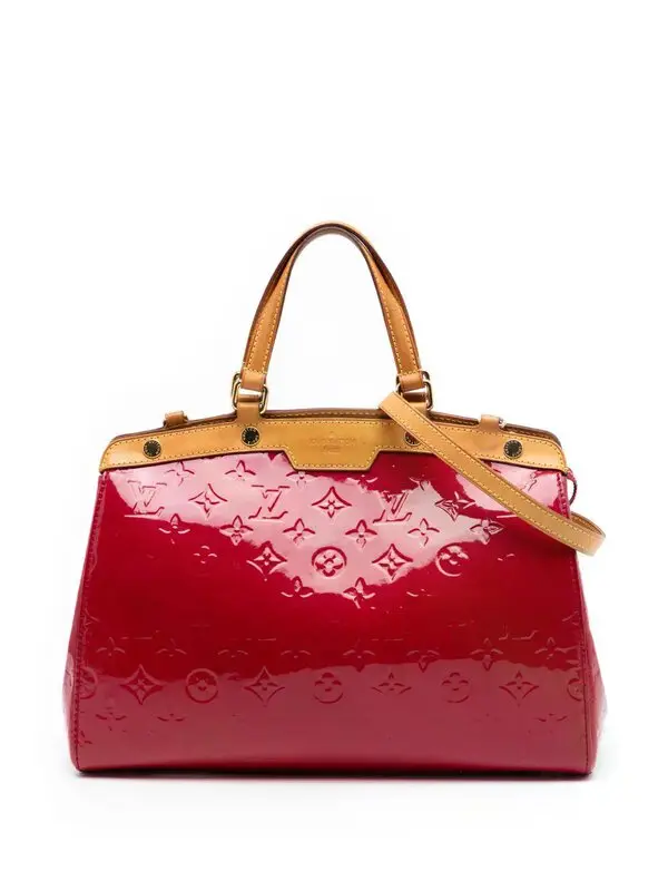 LOUIS VUITTON Monogram Vernis Brea Mm Satchel