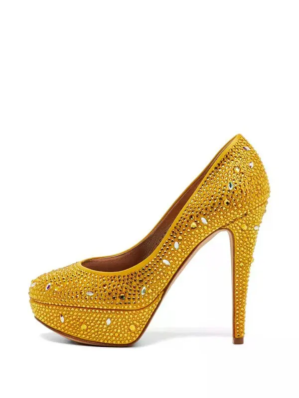 GINA Dolly Crystal Embellished Pumps
