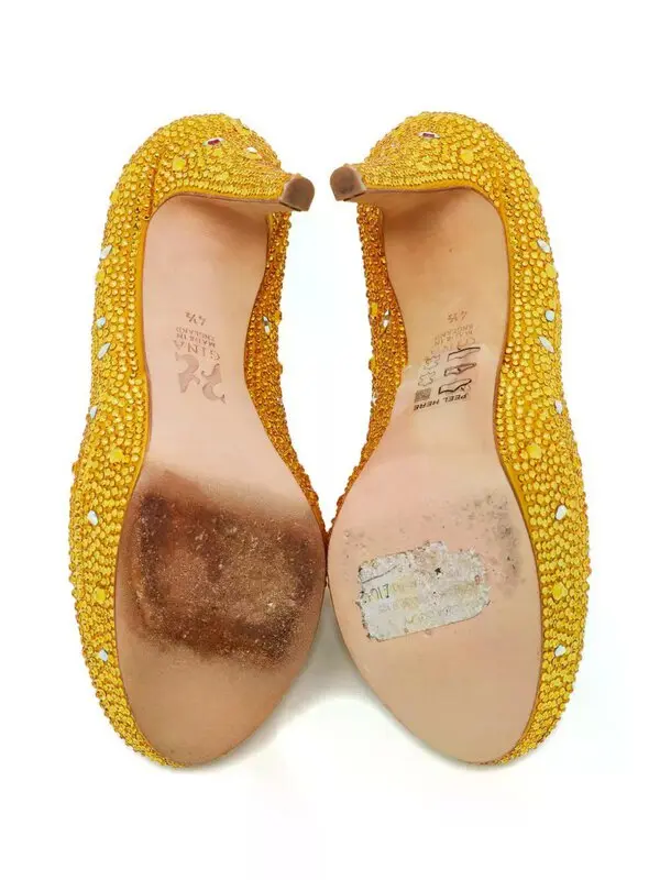 GINA Dolly Crystal Embellished Pumps
