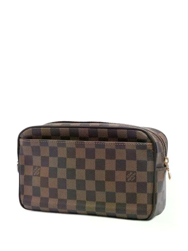 LOUIS VUITTON Damier Ebene Saint Paul Clutch Bag