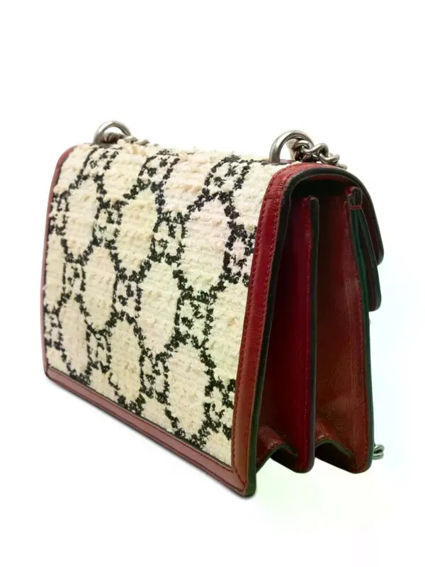 Gucci Dionysus Gg Tweed Shoulder Bag - Neutrals