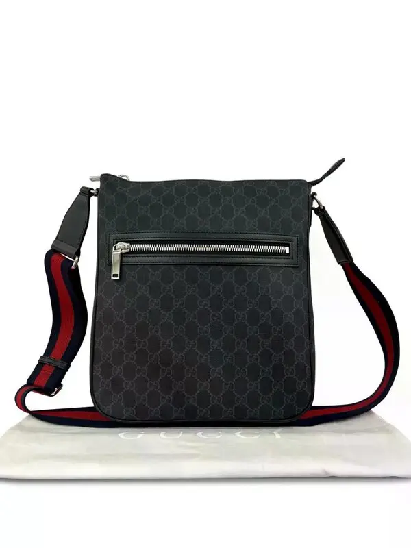 Gucci Gg Supreme Web Crossbody Bag
