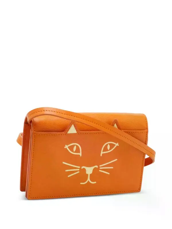 CHARLOTTE OLYMPIA Feline Leather Shoulder Bag