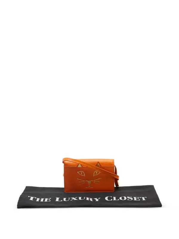 CHARLOTTE OLYMPIA Feline Leather Shoulder Bag