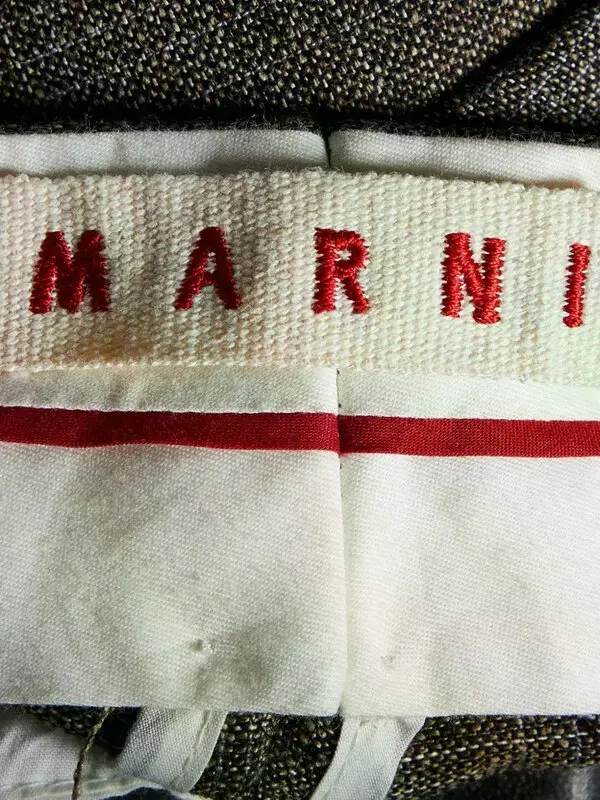 Marni Patterned Cropped Trousers